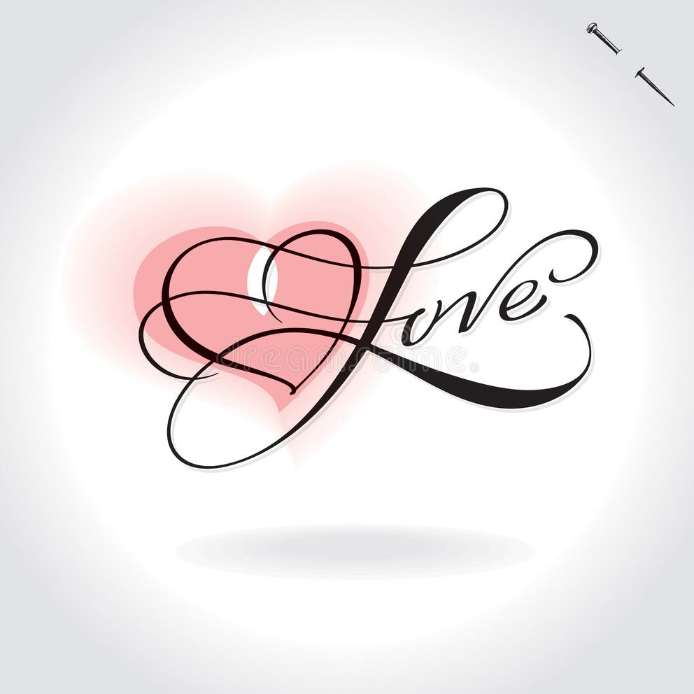 Be Mine Calligraphy Stock Illustrations – 1,202 Be Mine Calligraphy ...