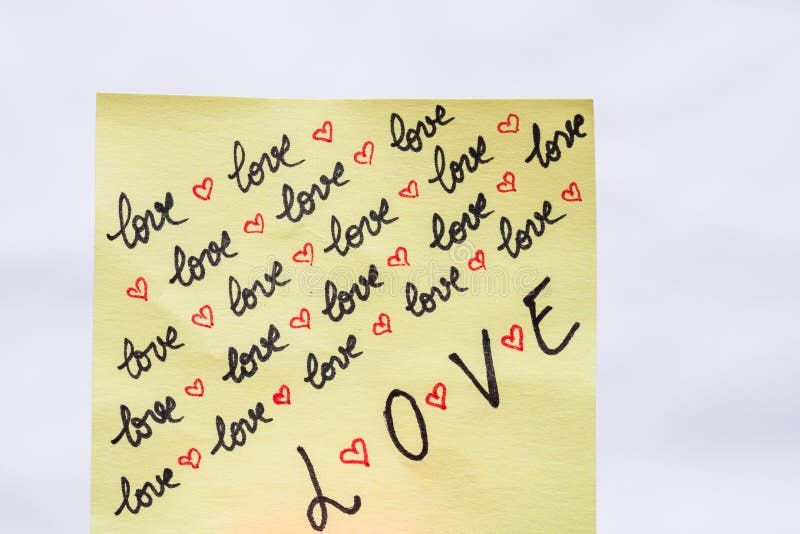 Love handwriting stock photo. Image of calligraphy, writing - 2780164