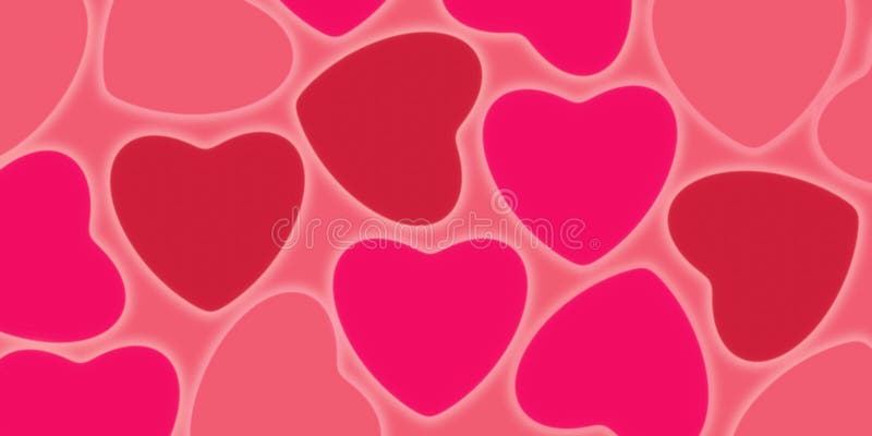 Love Heart Background Texture, Love Heart Pink Red Stock Illustration ...