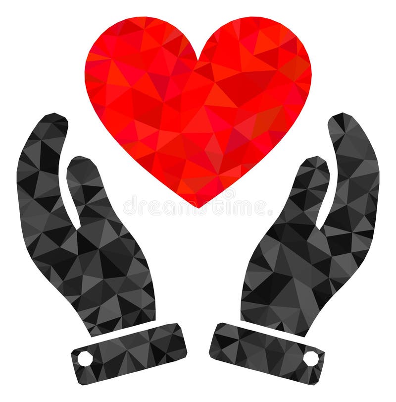 Hands in triangle stock vector. Illustration of group - 19533919