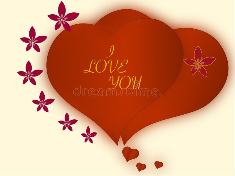 Love of the Heart, Love of Hearts, Two Hearts, Hearts Together Stock ...