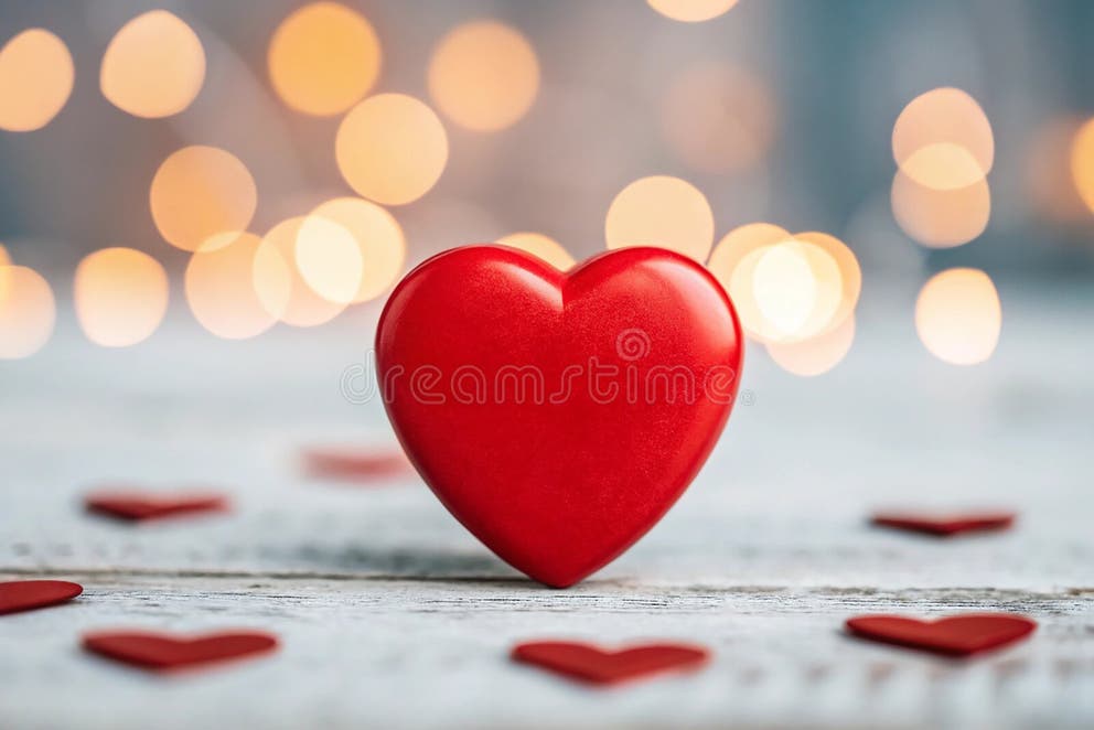 Love Heart Icon. Heart, Love, Romance Illustration Stock Photo - Image ...