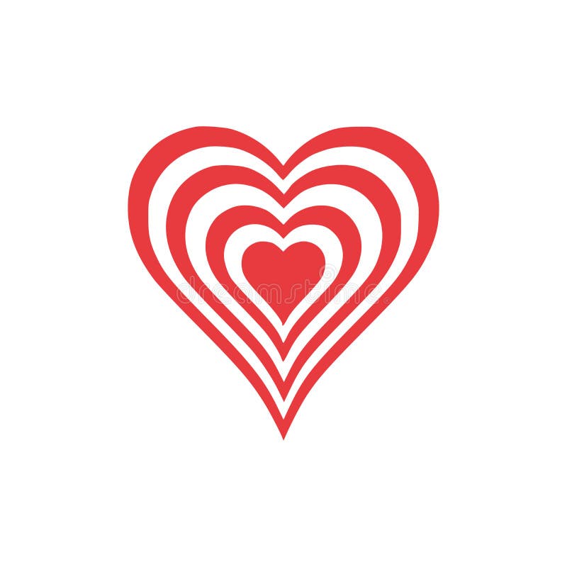 Love Heart Icon Vector Image Abstract Beautiful Heart on White ...