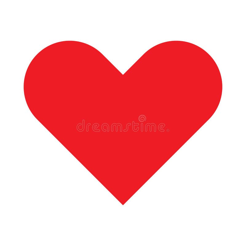 Love Heart Icons.Heart Shape for Love Symbols Stock Illustration ...