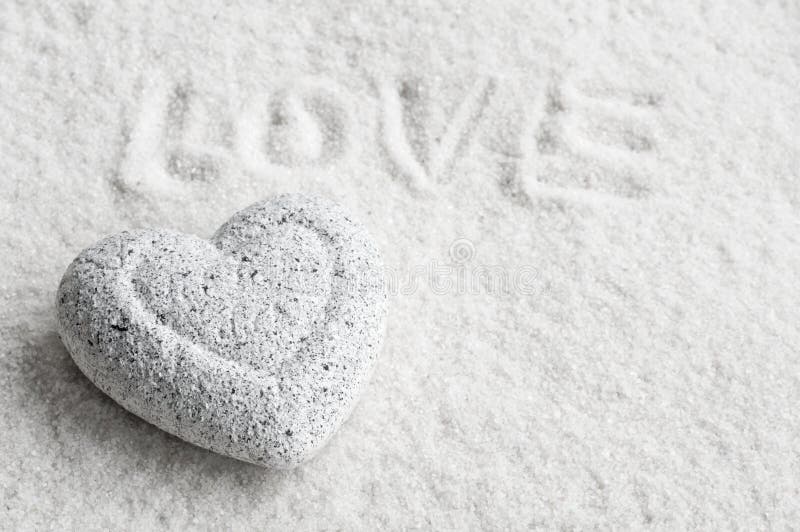 Love heart in stone stock photo. Image of ground, textured - 36243816