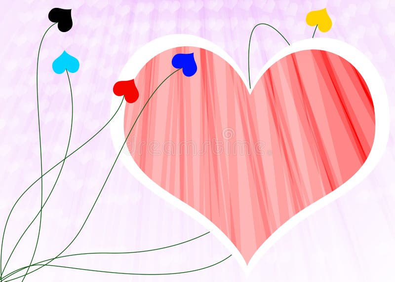 Abstract swirl heart stock vector. Illustration of love - 22968526