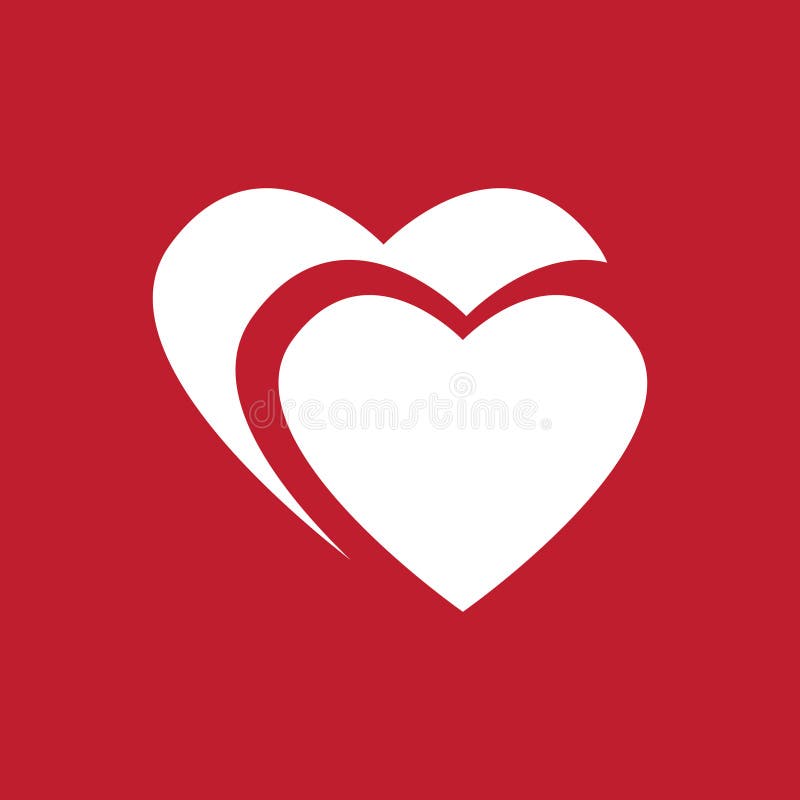 Love Heart Vector Icon and Symbol Template Illustration Stock ...
