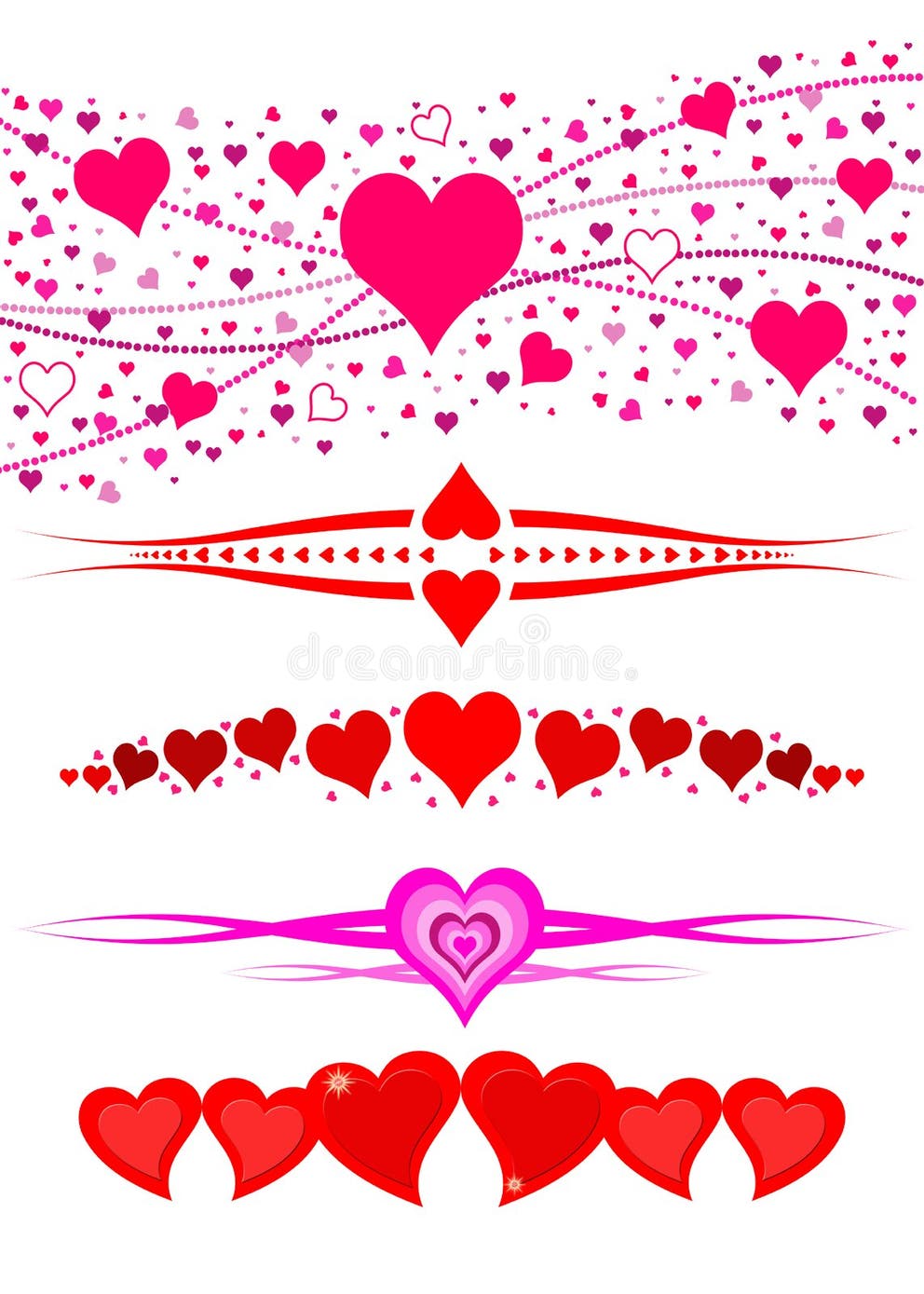 Red Dividers Borders Stock Illustrations – 204 Red Dividers Borders ...