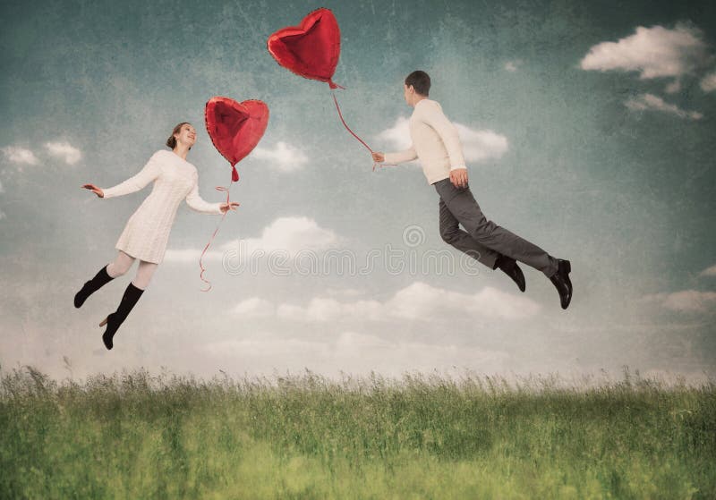 The love helps to fly up stock photo. Image of marriage - 29554662