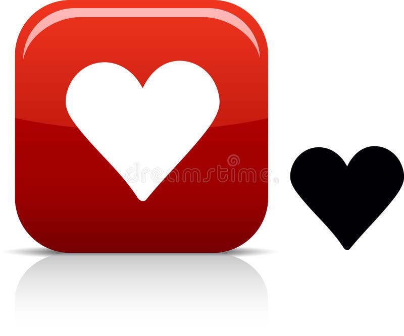 Love icon. stock vector. Illustration of internet, love - 11923210