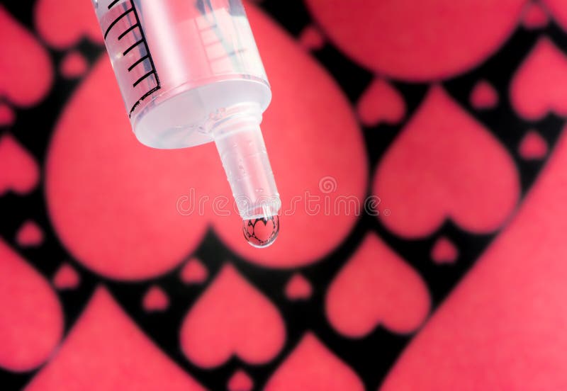 Love Injection with a Syringe Stock Image - Image of concept ...
