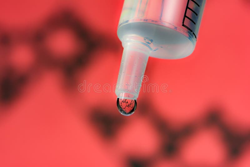 Love Injection with a Syringe Stock Photo - Image of refractions ...
