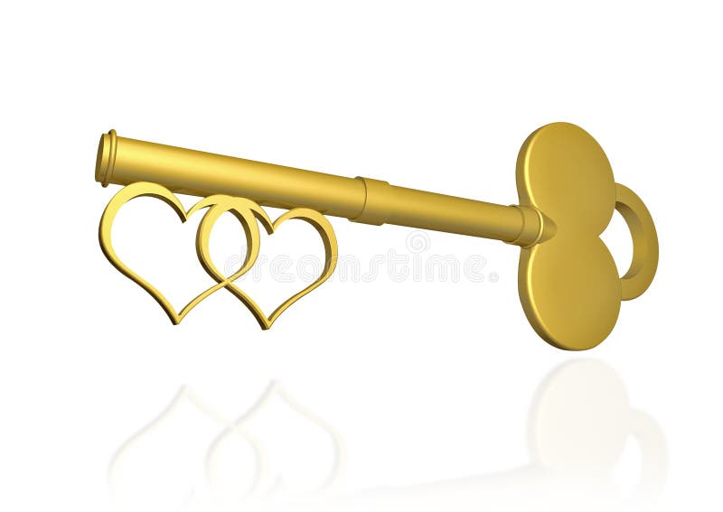 Love key stock illustration. Illustration of background - 4927777