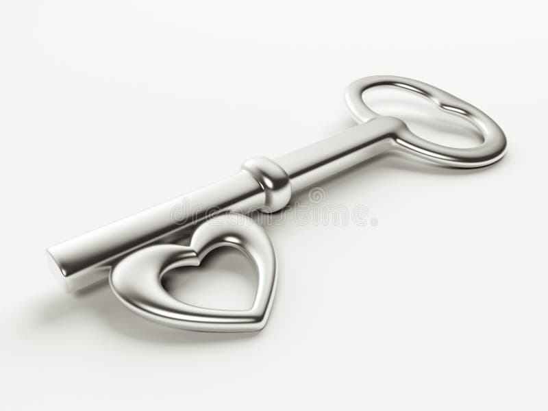 Love Key stock illustration. Illustration of occupancy - 45300860