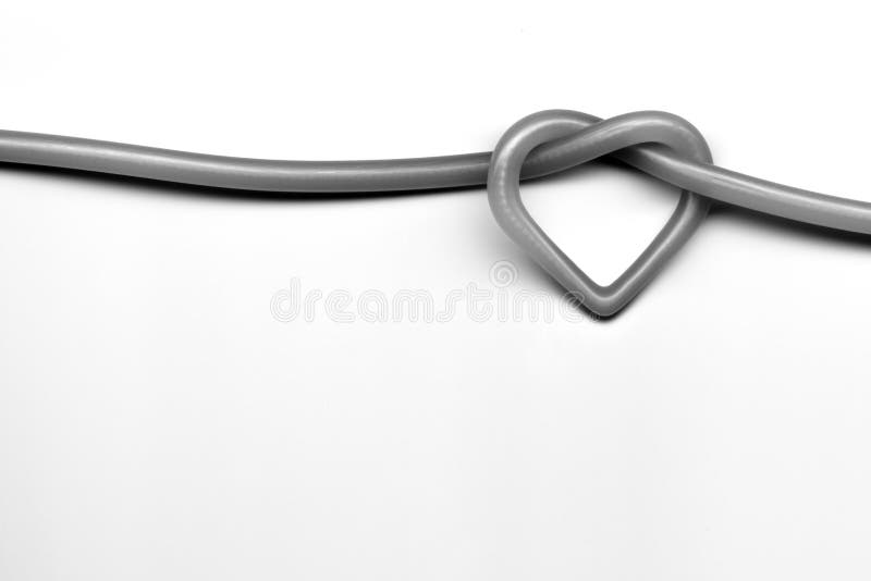Love knot stock illustration. Illustration of white, hanging - 5099613