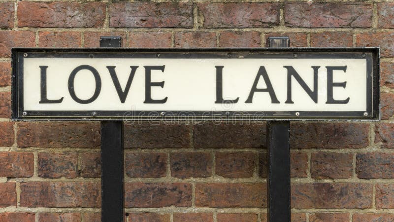 Love Lane Street Sign stock photo. Image of sign, background - 5954670