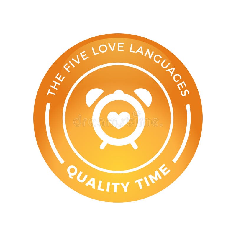 The Five Love Languages. Ribbon Version Vector Illustration Stock ...
