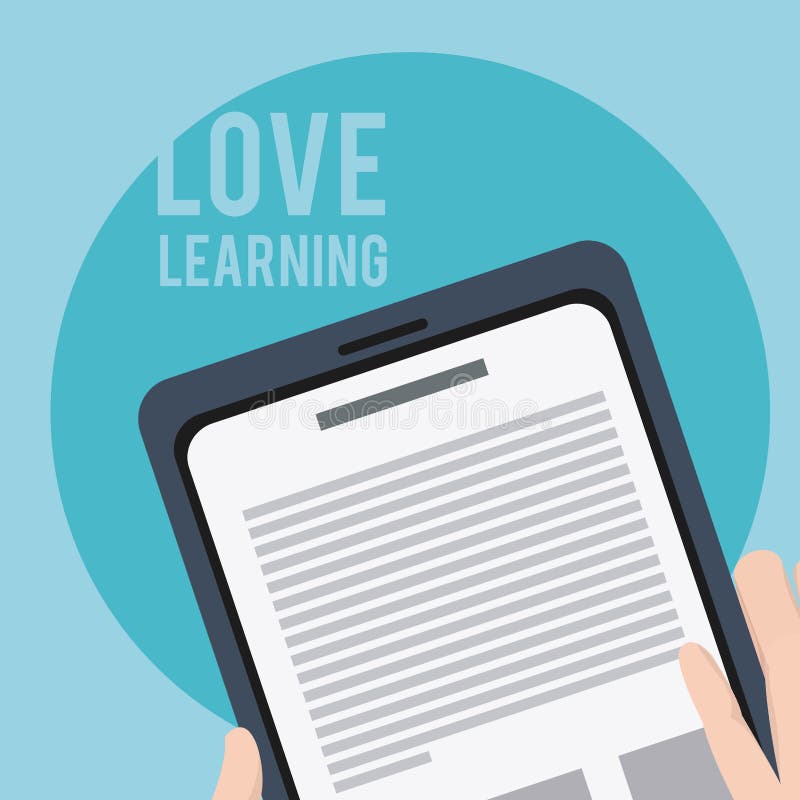 We Love Learning Illustration Stock Illustration - Illustration of ...