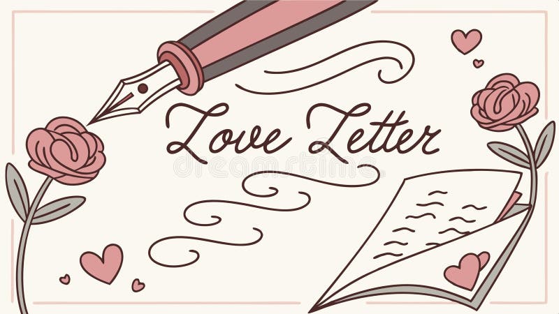 Love Letter Envelope, Romance and Message, Handwritten Note and ...
