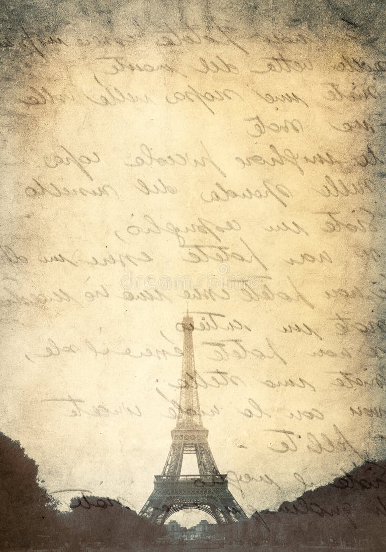 Paris Writing Stock Illustrations – 1,754 Paris Writing Stock ...