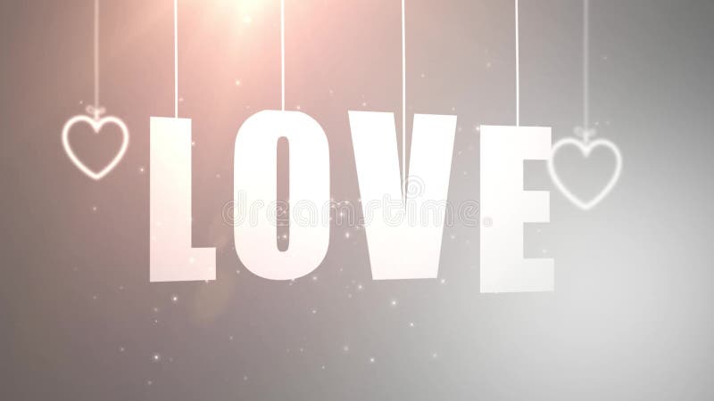 Love Letters Hanging on String Falling from the Ceiling with Red ...