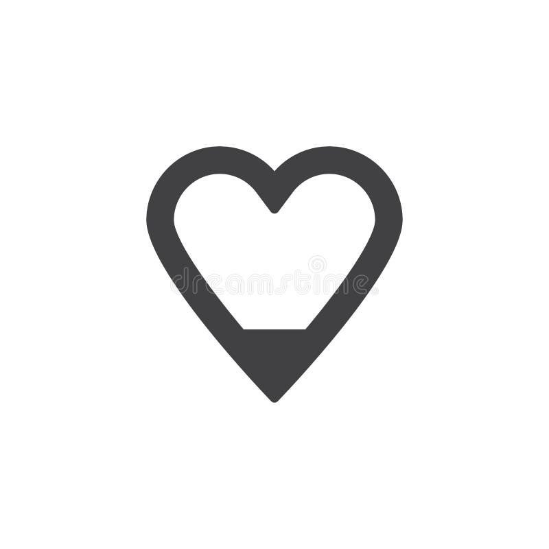 Love level vector icon stock vector. Illustration of heart - 136930804