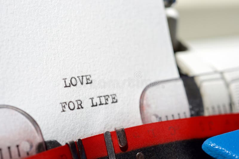 Love for life text stock image. Image of writing, concept - 270465511
