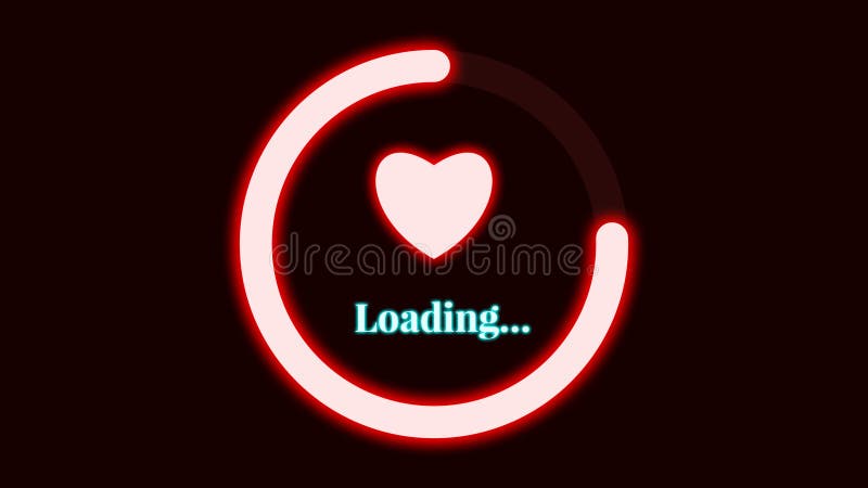 Love is Loading Concept Image Stock Illustration - Illustration of ...