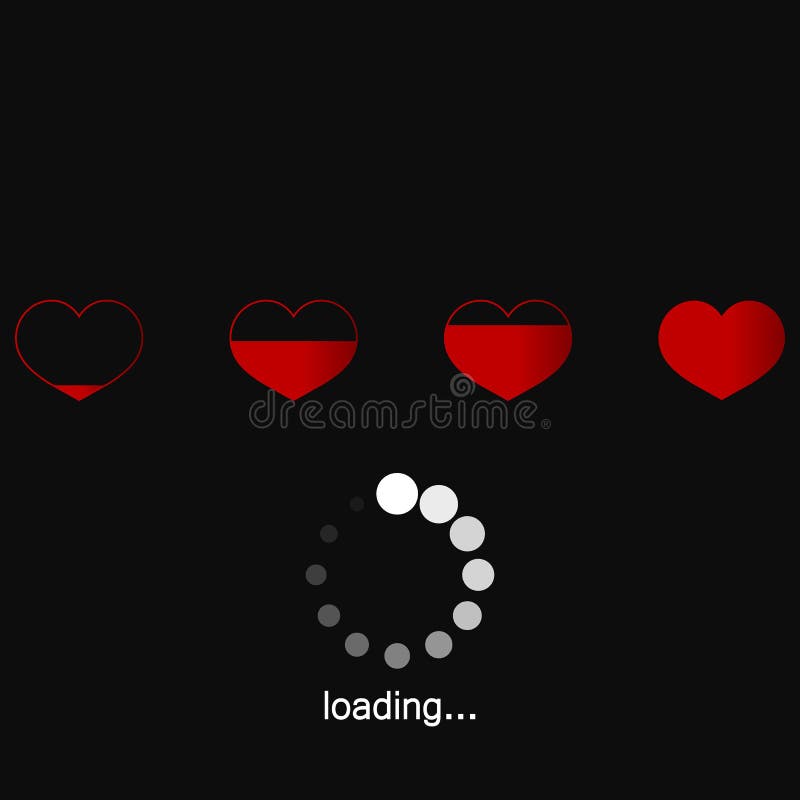 Love Loading with Progress Bar Stock Vector - Illustration of progress ... Love Loading with Progress Bar Stock Vector - Illustration of progress ...