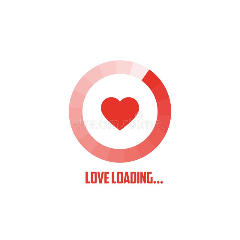 Love Loading Bar Design Stock Illustrations – 206 Love Loading Bar ...