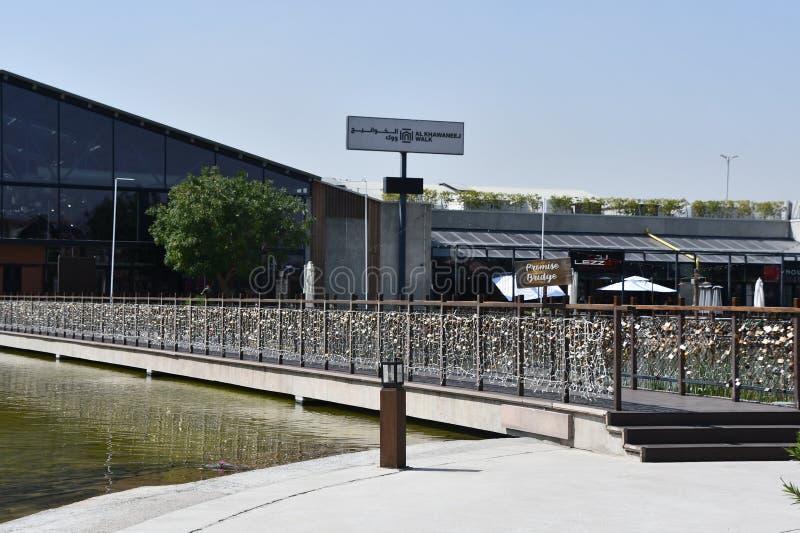Love Lock Bridge - Promise Bridge at Last Exit Al Khawaneej in Dubai ...