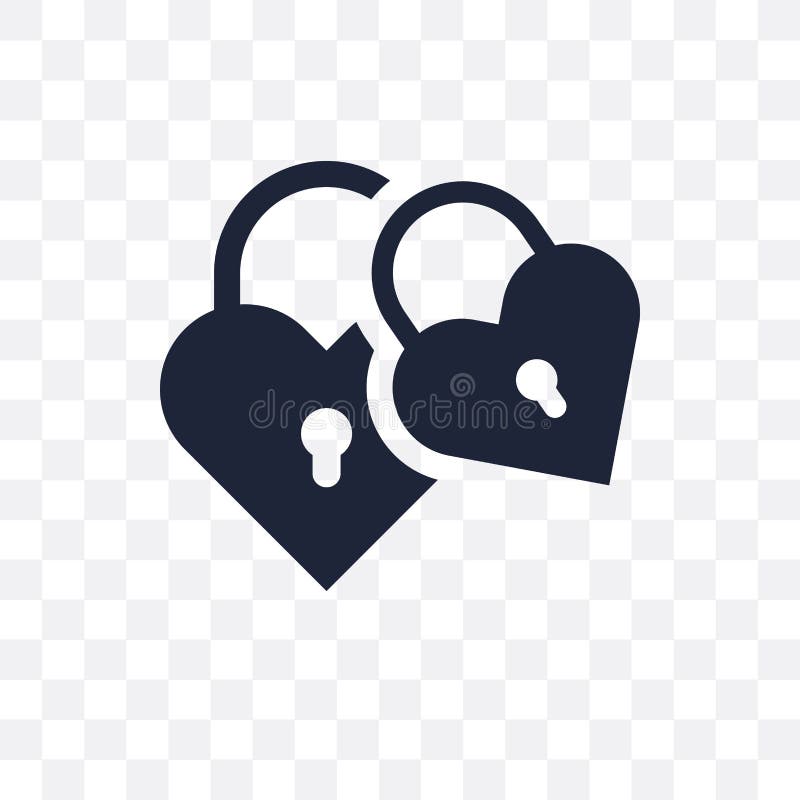 Love Lock Transparent Icon. Love Lock Symbol Design From Wedding Stock ...