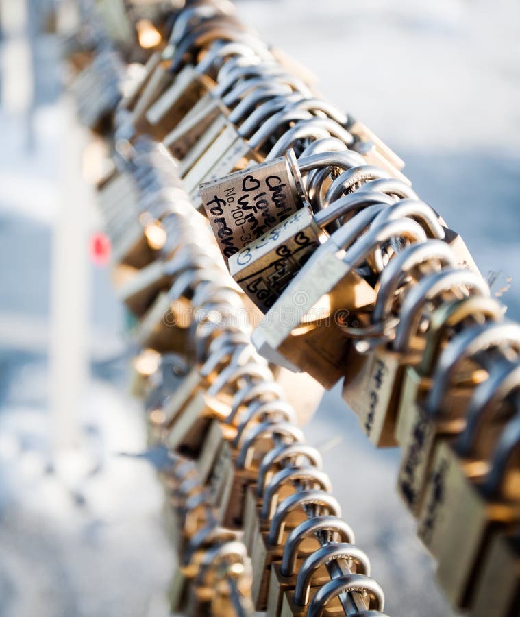 Love locks editorial photography. Image of mount, keyhole - 85342947