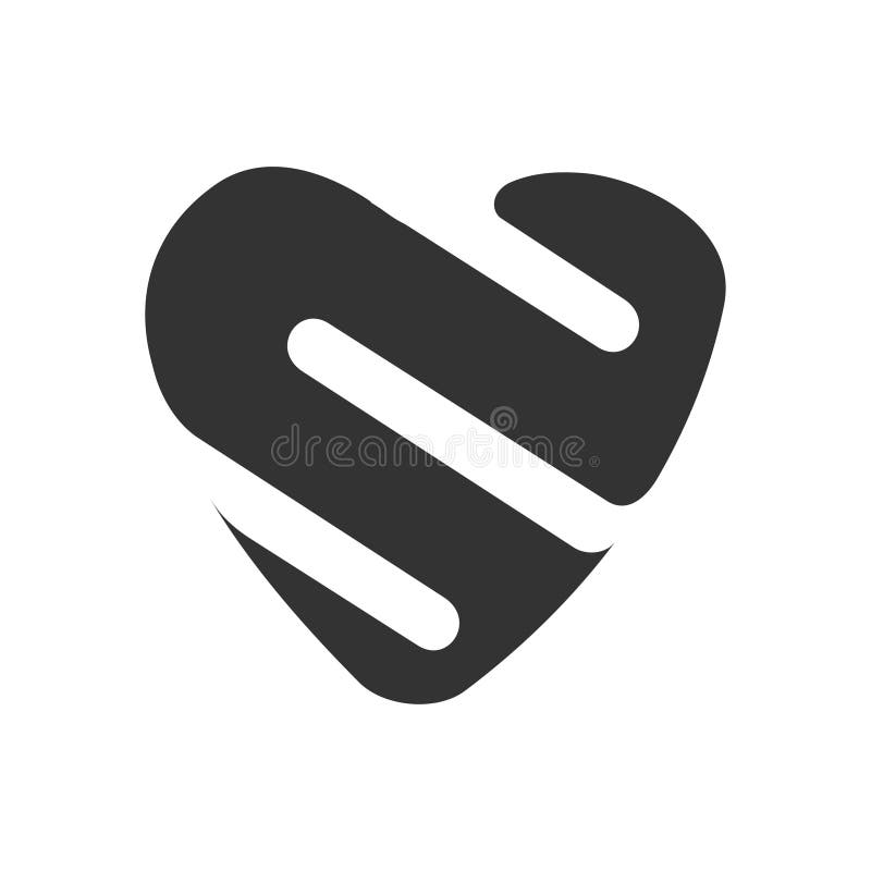 Love Logo Template. Icon Illustration Brand Identity. Isolated and Flat ...
