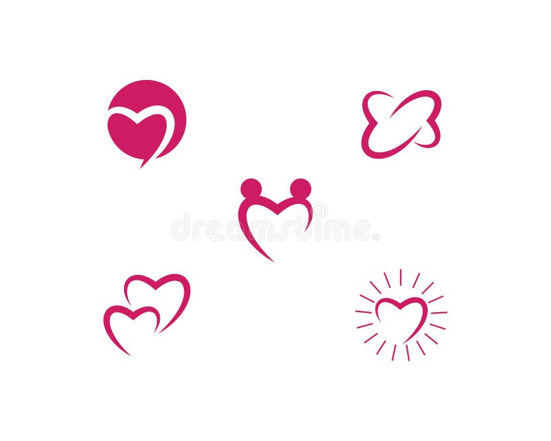 Love Logo Vector stock vector. Illustration of template - 123779668