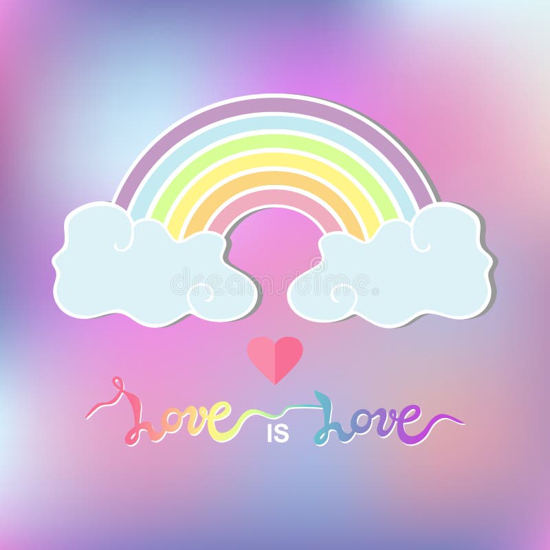 Rainbow Love Word Cloud Stock Illustrations 157 Rainbow Love Word