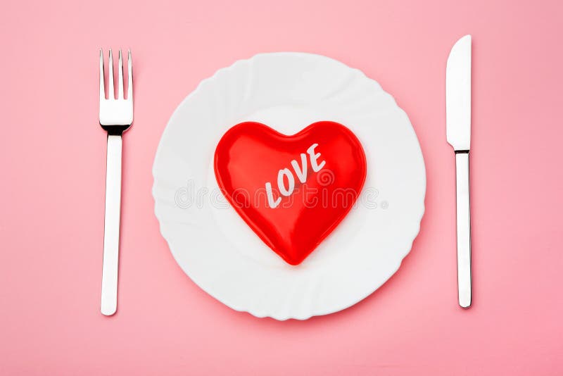 Love lunch stock photo. Image of darling, objects, love - 17572184