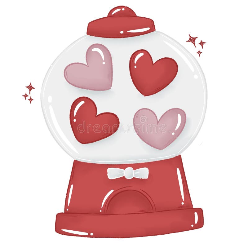 Cute Love Machine Illustration Artwork Stock Illustration ...