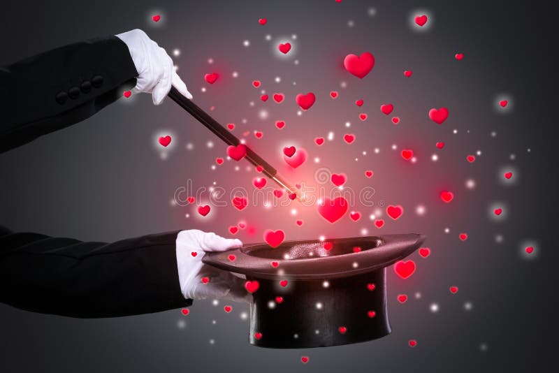 Love magic stock image. Image of birthday, mystery, entertainment ...