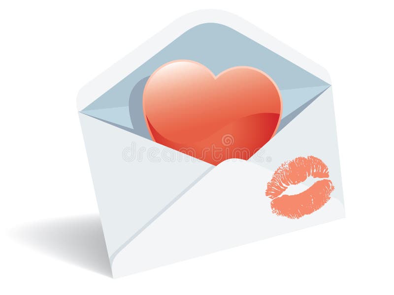 Love mail stock vector. Illustration of idea, isolated - 9168216