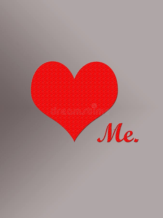 I Love me stock vector. Illustration of love, abstract - 21566671