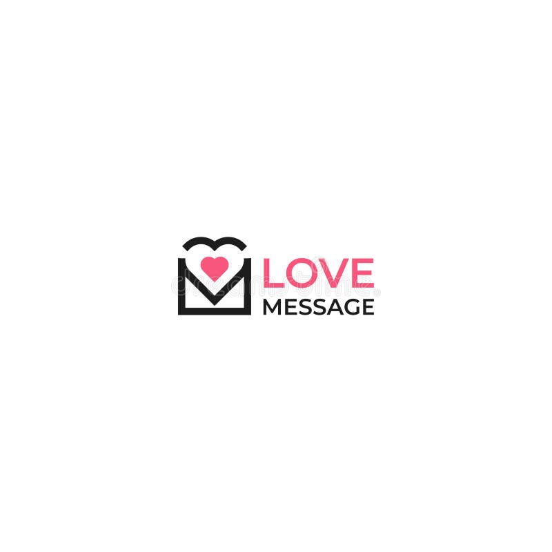 Love Message, Envelope Heart. Vector Logo Icon Template Stock Vector ...