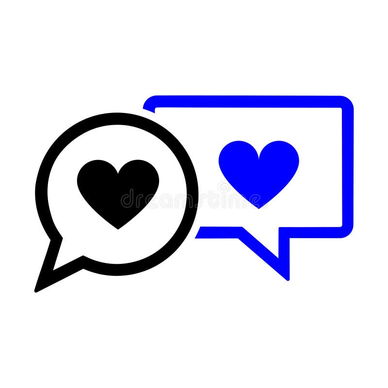 Love Message Icon stock vector. Illustration of romantic - 330671558