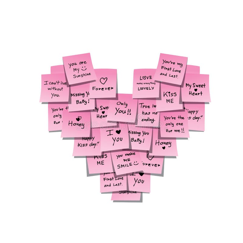 Love Notepad Icon, Love and Heart Vector Stock Vector - Illustration of ...