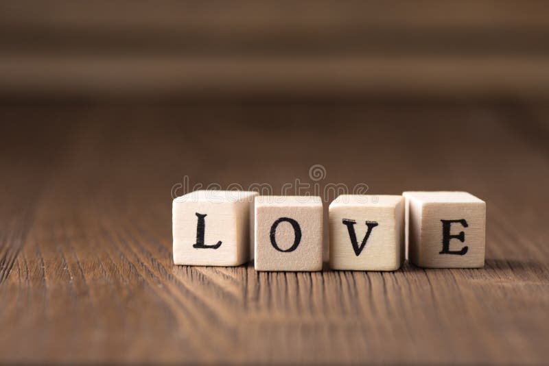 Love message. stock image. Image of ideas, heart, blocks - 34314413