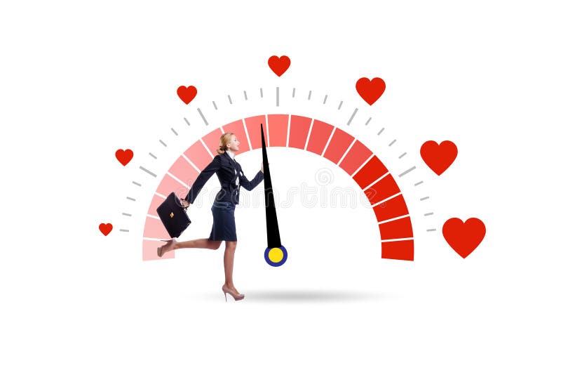 Love Meter Concept for Valentines Day Stock Image - Image of love ...