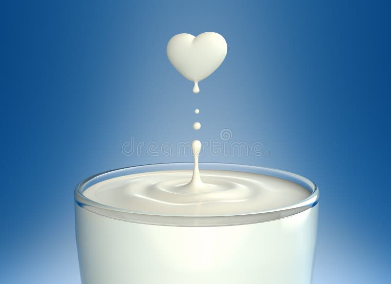 Love Milk stock illustration. Illustration of liquid - 66120900