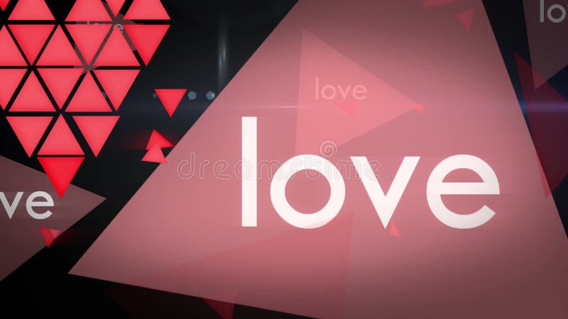 Love Motion Graphic Looping Animation Background Stock Video - Video of ...