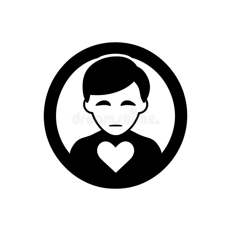 Love is not rude icon stock vector. Illustration of unity - 298399112