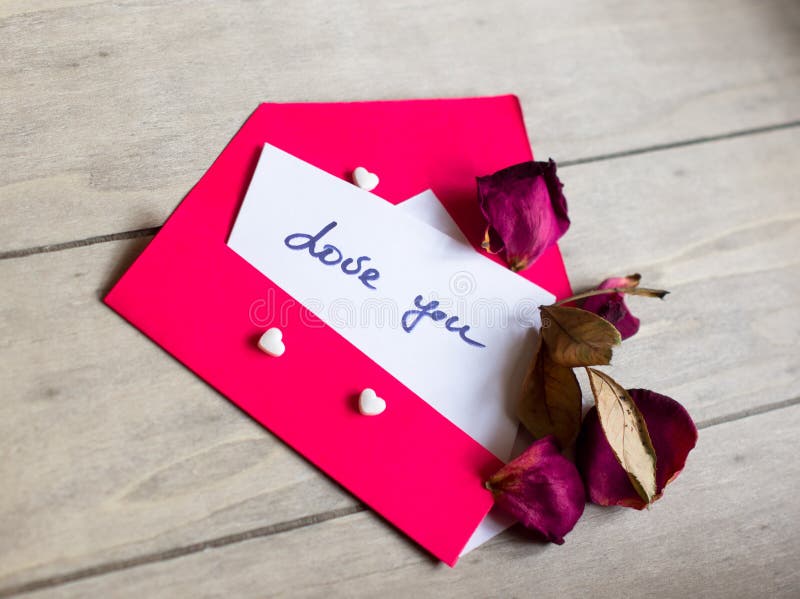 Love notes and envelope stock image. Image of celebration - 36056987